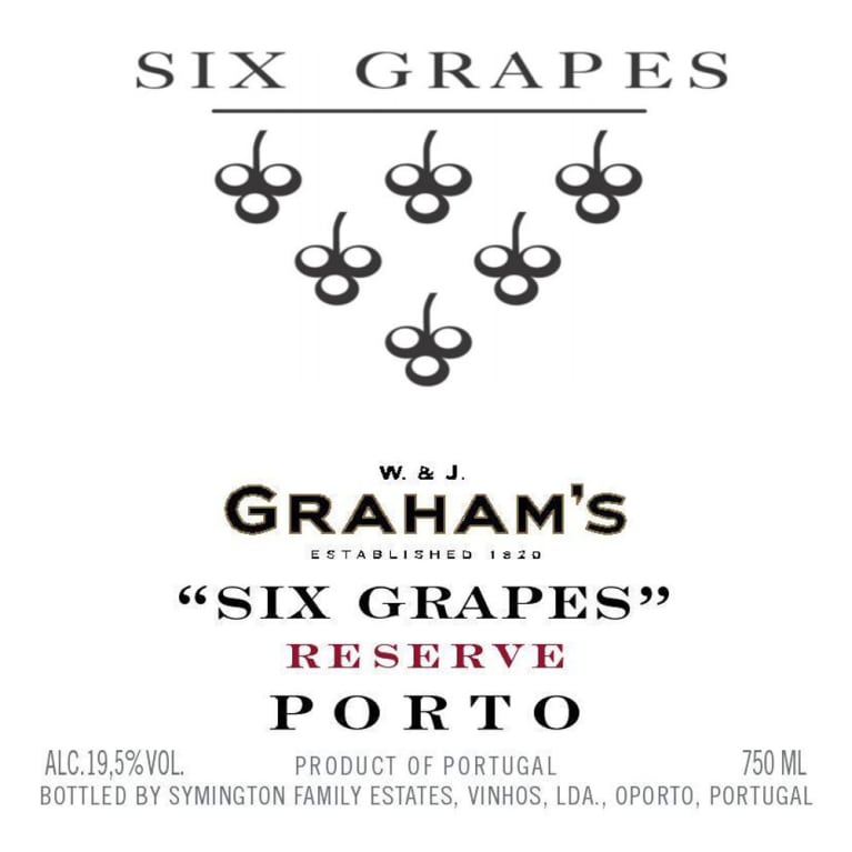 Graham's Six Grapes Reserve Ruby Port (187ML Split) | Wine.com