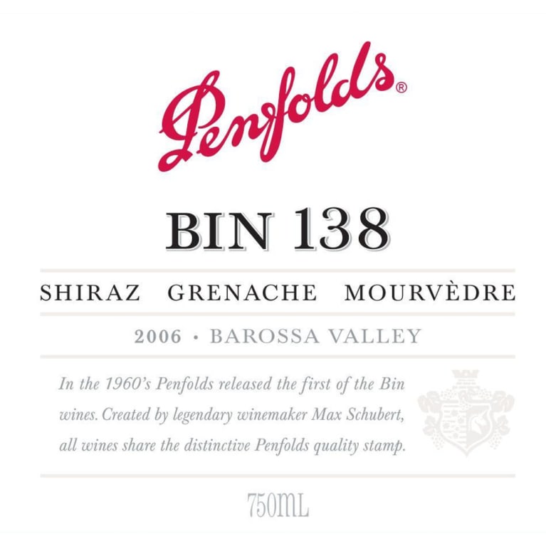 Penfolds Bin 138 GSM 2006 | Wine.com