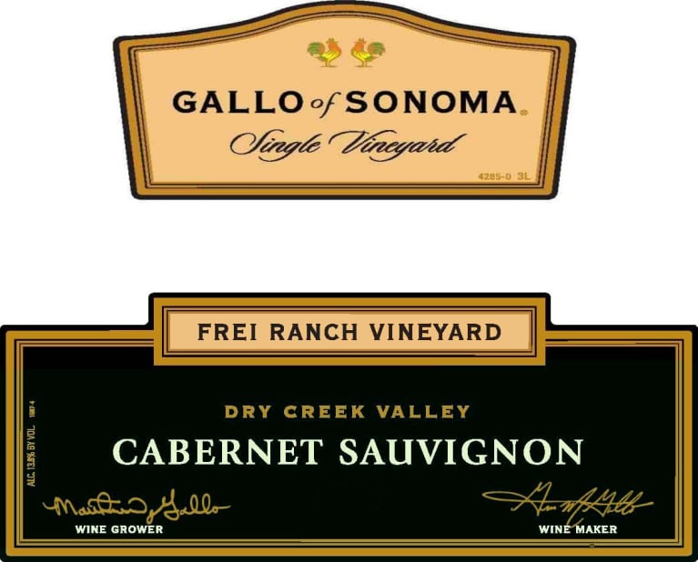 Gallo Signature Series Frei Ranch Vineyard Cabernet Sauvignon 2003 ...