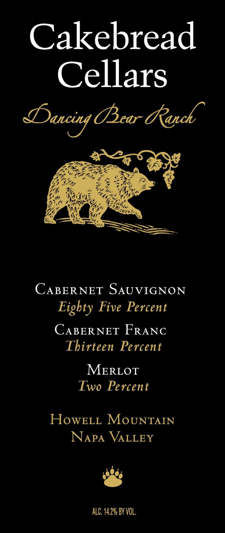 Cakebread Dancing Bear Ranch Cabernet Sauvignon 2019 | Wine.com