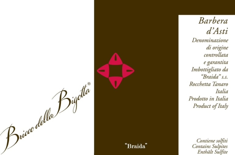 Braida Barbera d'Asti Bricco della Bigotta 2018 | Wine.com