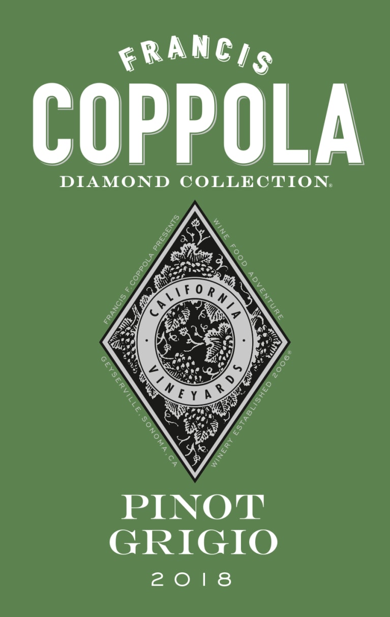 Francis Ford Coppola Diamond Collection Pinot Grigio 2018 | Wine.com