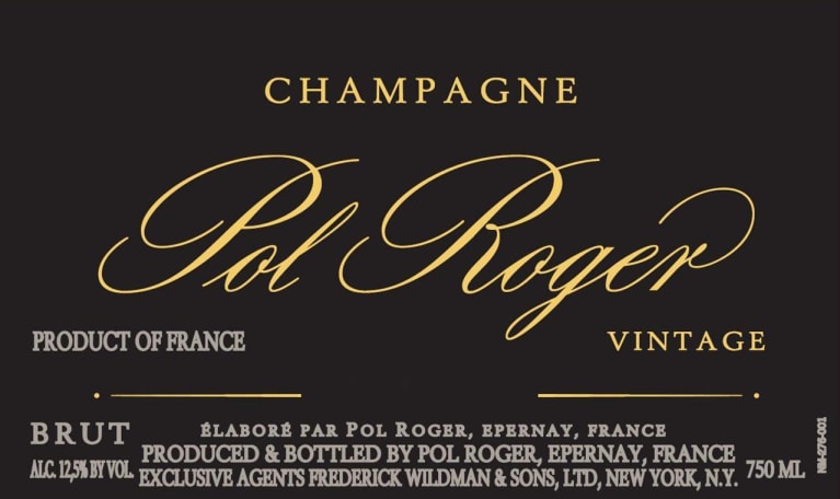 Pol Roger Vintage Brut 2015 | Wine.com
