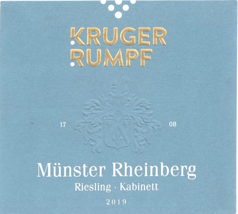 Kruger-Rumpf Munsterer Rheinberg Riesling Kabinett 2019 | Wine.com