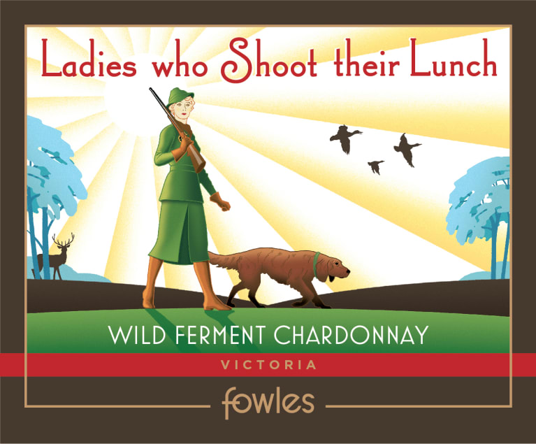 Fowles Wine Ladies Who Shoot Their Lunch Chardonnay 2020 | Wine.com