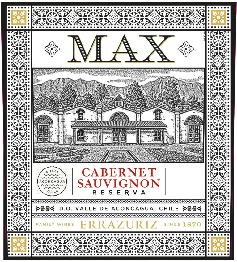 Errazuriz Max Reserva Cabernet Sauvignon 2018 | Wine.com