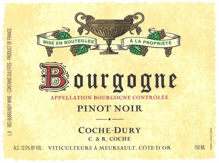 Domaine Coche-Dury Bourgogne Rouge 2020 | Wine.com