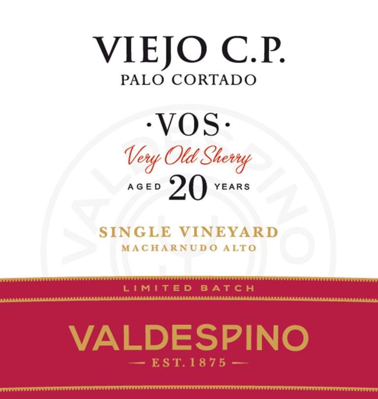 Valdespino Palo Cortado Viejo CP VOS Jerez | Wine.com