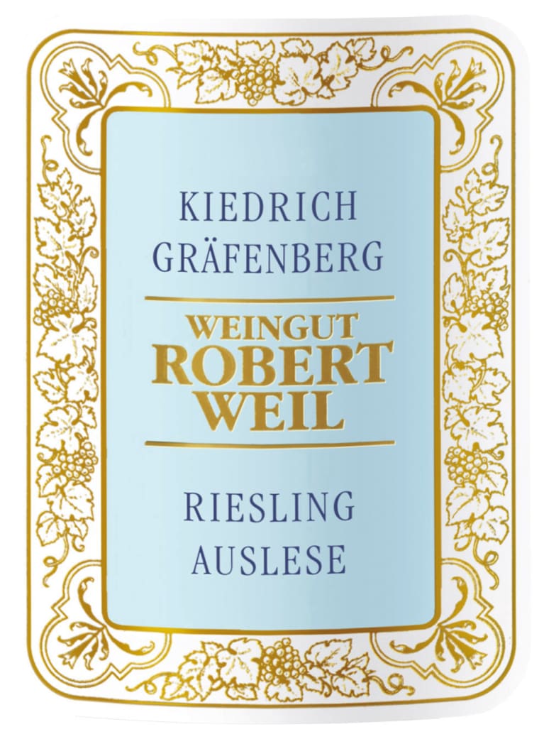 Robert Weil Kiedrich Grafenberg Riesling Auslese (375ML half-bottle ...