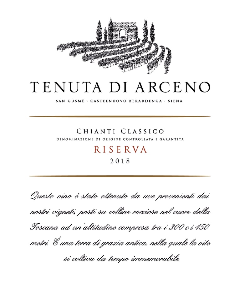 Tenuta di Arceno Chianti Classico Riserva 2018 | Wine.com