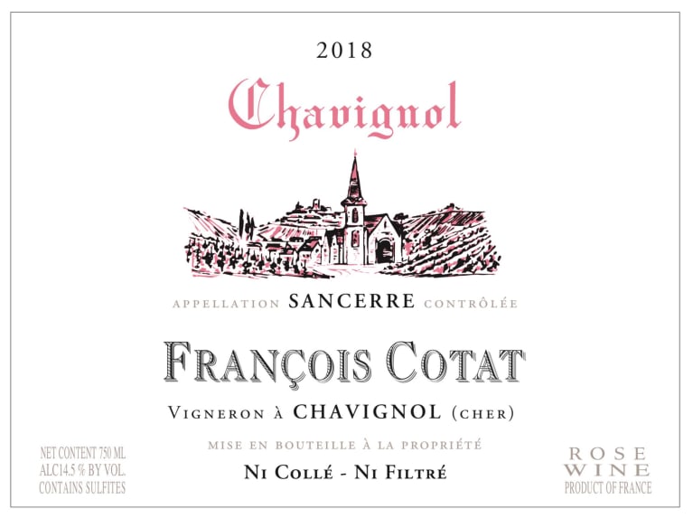 Francois Cotat Chavignol Sancerre Rose 2018 | Wine.com