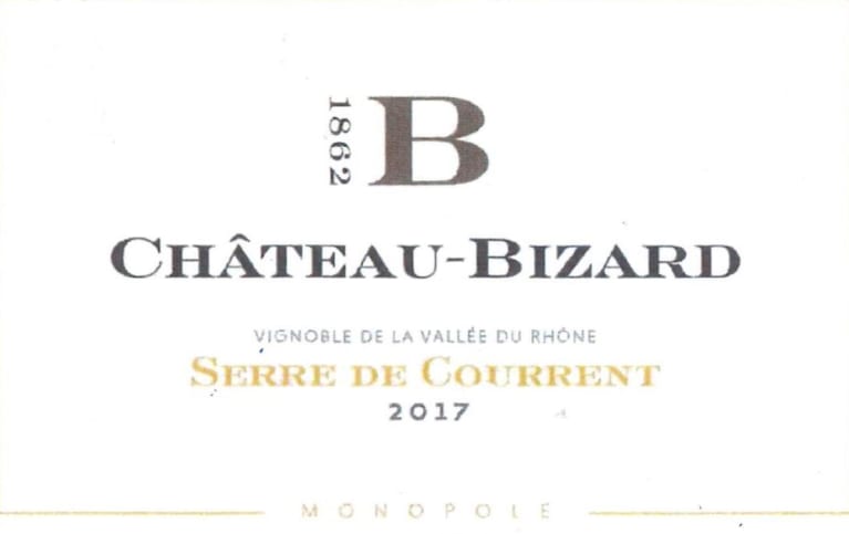 Chateau Bizard Grignan-les-Adhemar Serre de Courrent 2017 | Wine.com