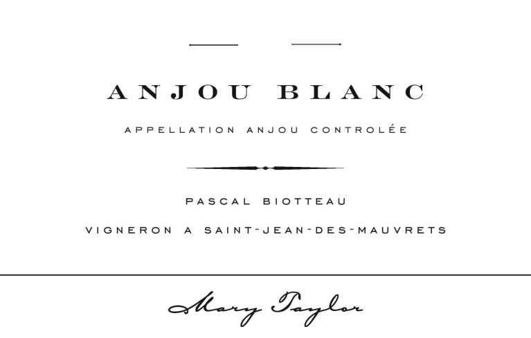 Mary Taylor Pascal Biotteau Anjou Blanc 2022 | Wine.com