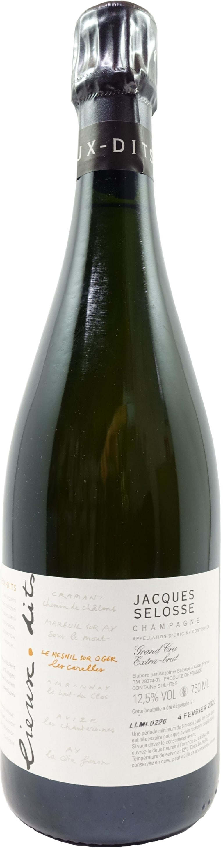 Jacques Selosse Les Carelles Extra Brut Le Mesnil | Wine.com