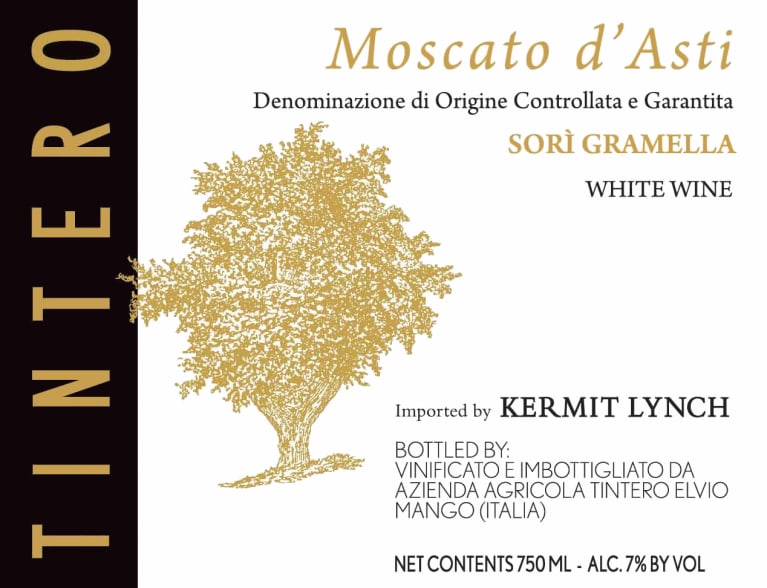 Cantine Elvio Tintero Moscato d'Asti Sori Gramella 2018 | Wine.com