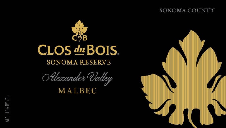 Clos du Bois Sonoma Reserve Malbec 2015 | Wine.com