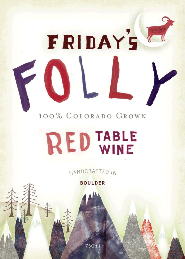 Bookcliff Vineyards Friday's Folly Red 2015 | Wine.com