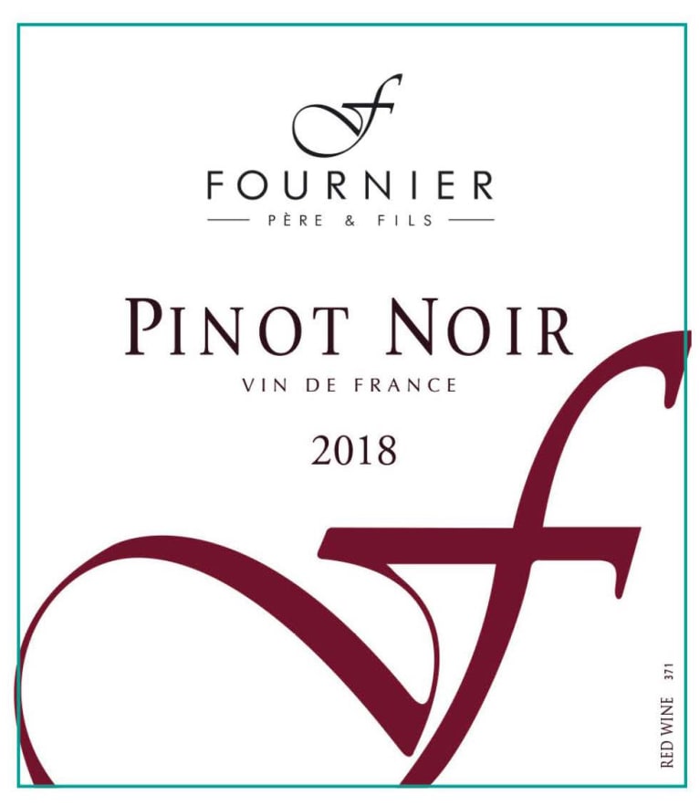 Domaine Fournier Pinot Noir 2018 | Wine.com