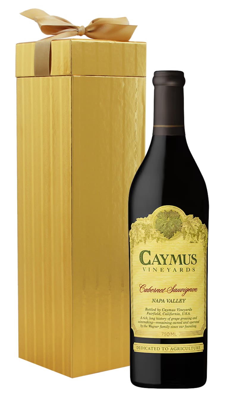 Caymus Napa Valley Cabernet Sauvignon with Gold Gift Box | Wine.com