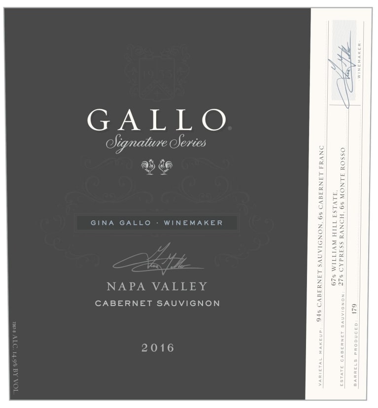 Gallo Signature Series Cabernet Sauvignon 2016 | Wine.com
