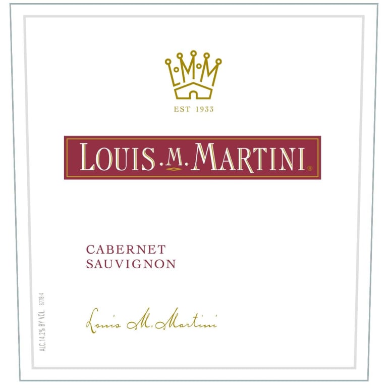 Louis Martini California Cabernet Sauvignon 2018 | Wine.com
