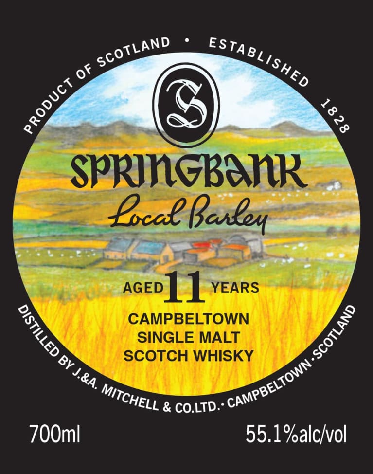 Springbank 11 Year Local Barley Single Malt Scotch Whisky (700ML ...
