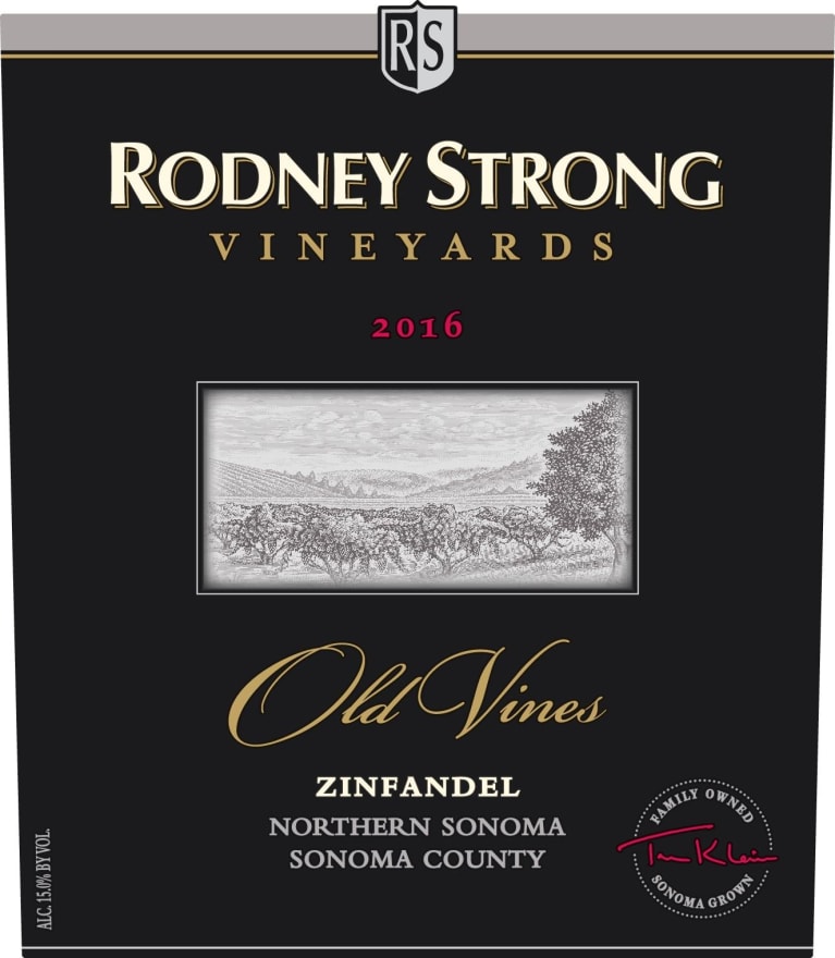 Rodney Strong Old Vines Zinfandel 2016 | Wine.com