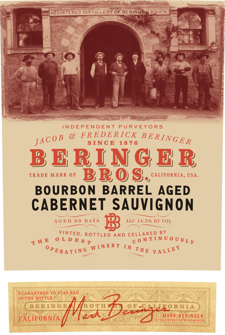 Beringer Bros. Bourbon Barrel Aged Cabernet Sauvignon 2020 | Wine.com
