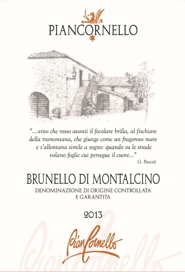 Piancornello Brunello di Montalcino 2013 | Wine.com