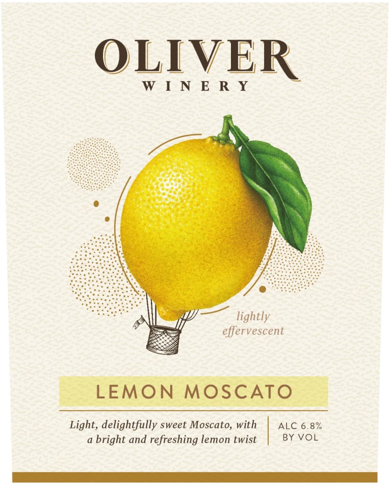 Oliver Winery Lemon Moscato | Wine.com