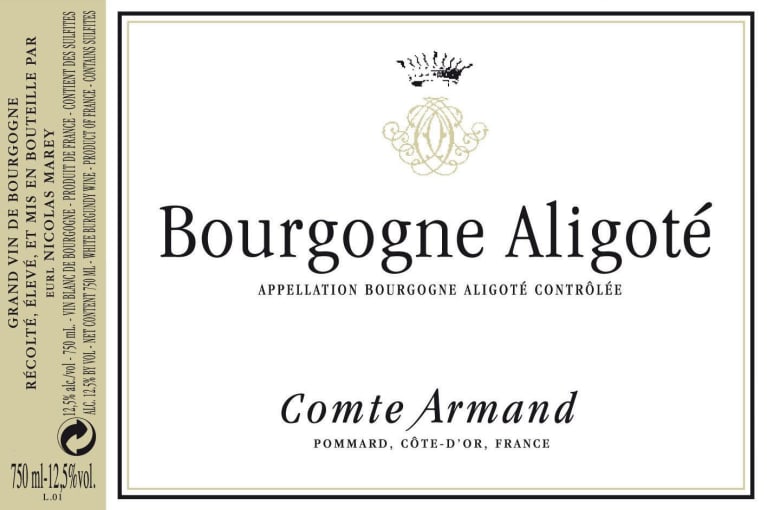 Comte Armand Bourgogne Aligote 2020 | Wine.com