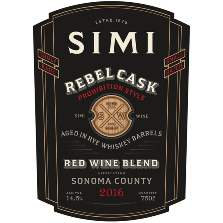 Simi Rebel Cask Red Blend 2016 | Wine.com