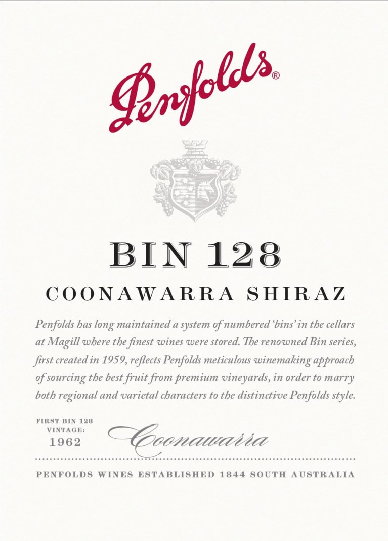 Penfolds Bin 128 Coonawarra Shiraz 2014 | Wine.com