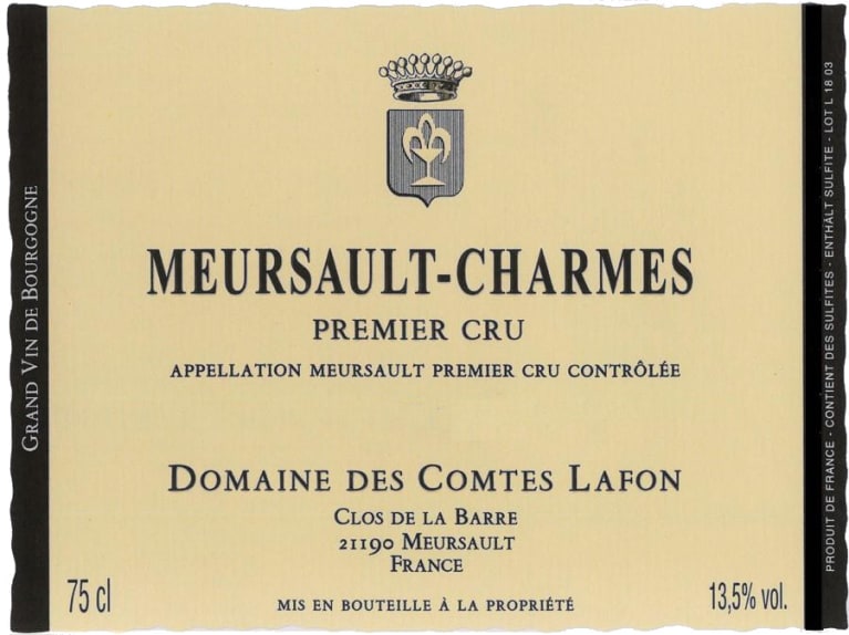 Domaine des Comtes Lafon Meursault Charmes Premier Cru 2020 | Wine.com