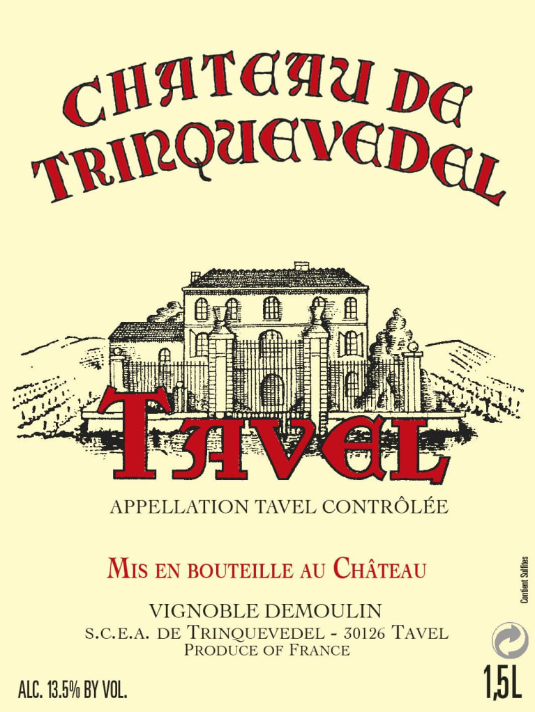 Chateau Trinquevedel Tavel Rose 2022 | Wine.com