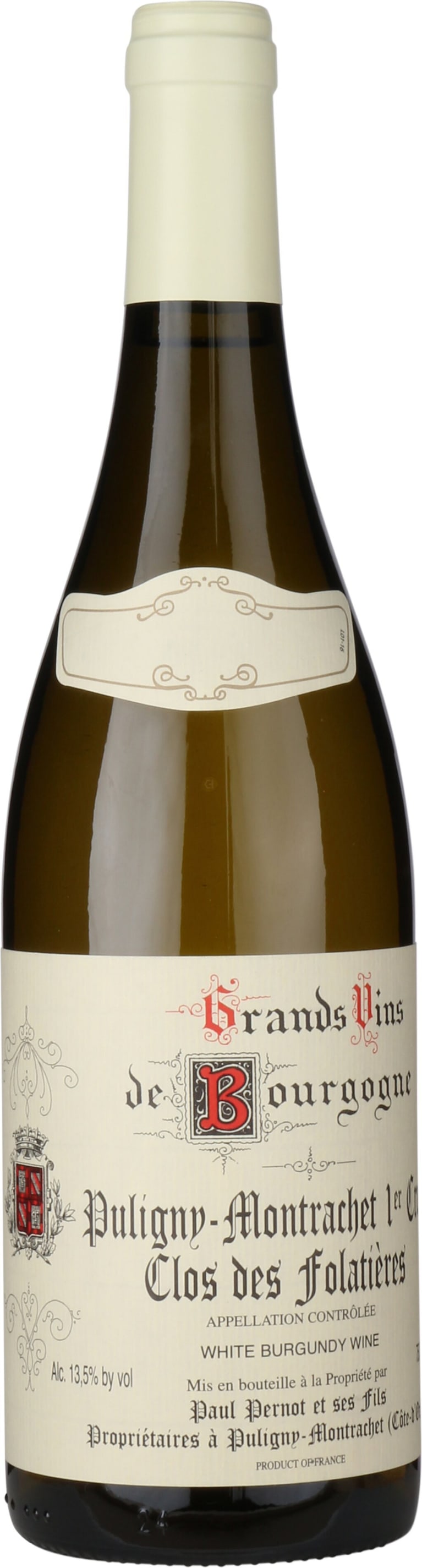 Paul Pernot Puligny-Montrachet Folatieres Premer Cru 2020 | Wine.com