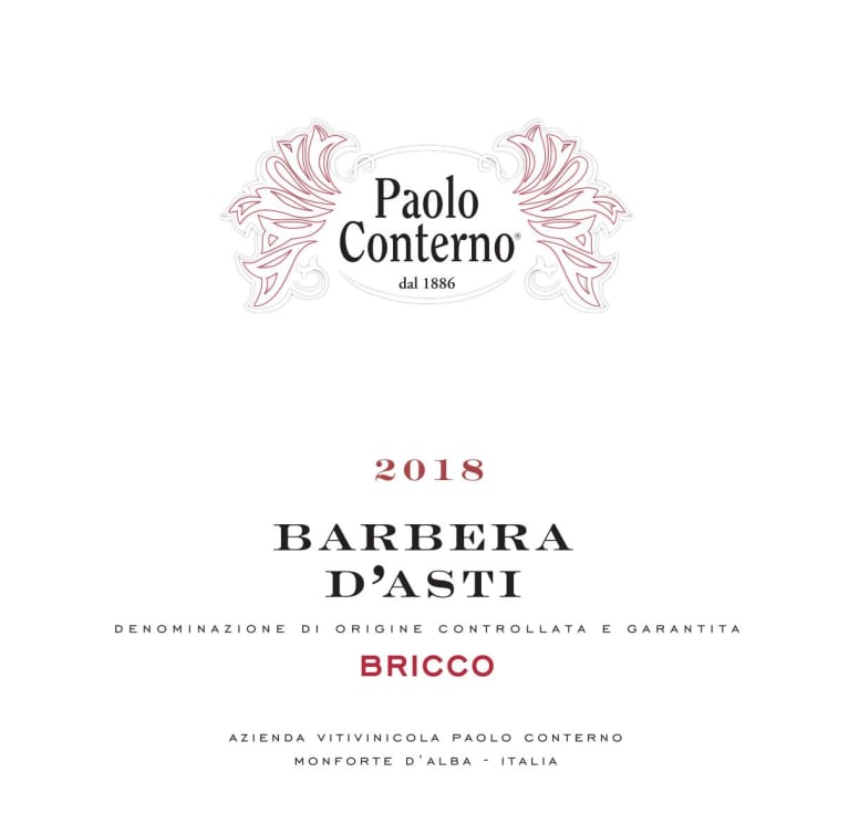 Paolo Conterno Bricco Barbera d'Asti 2018 | Wine.com