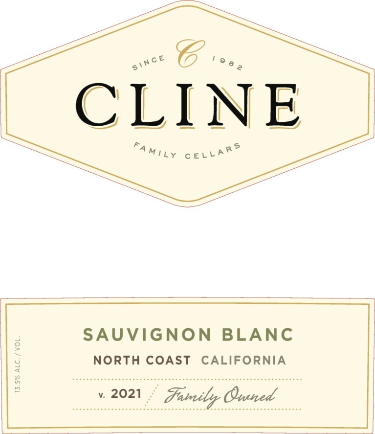 Cline North Coast Sauvignon Blanc 2021 | Wine.com