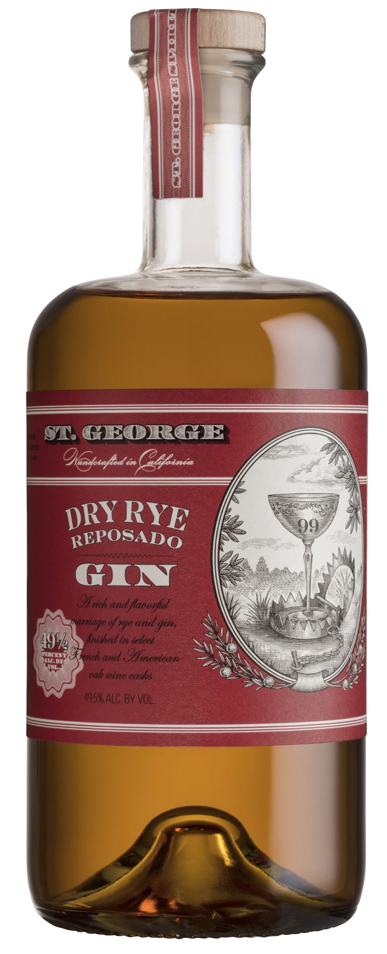 St. George Spirits Dry Rye Reposado Gin | Wine.com