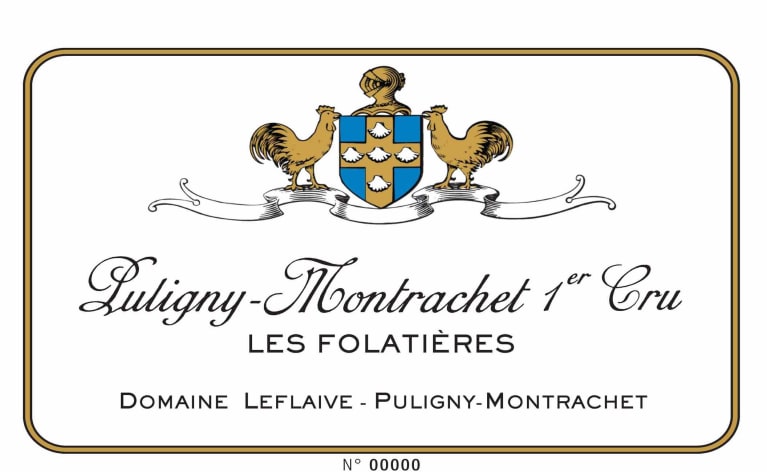 Domaine Leflaive Puligny-Montrachet Les Folatieres Premier Cru 2018 ...
