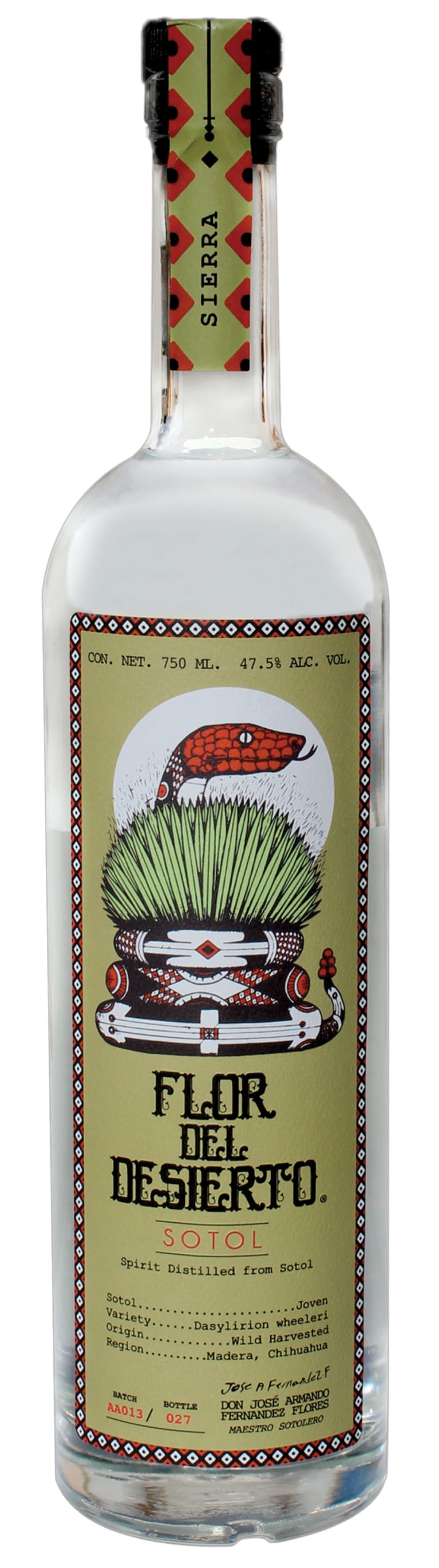 Flor del Desierto Sierra Sotol | Wine.com