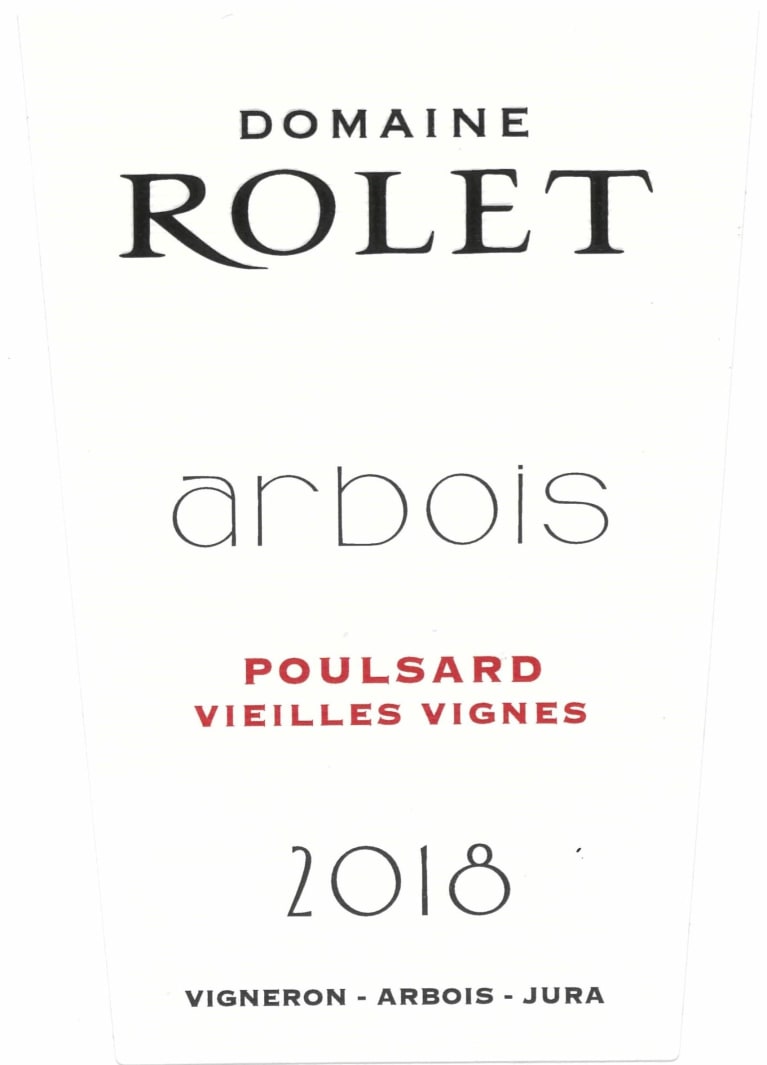 Domaine Rolet Arbois Poulsard Vieilles Vignes 2018 | Wine.com
