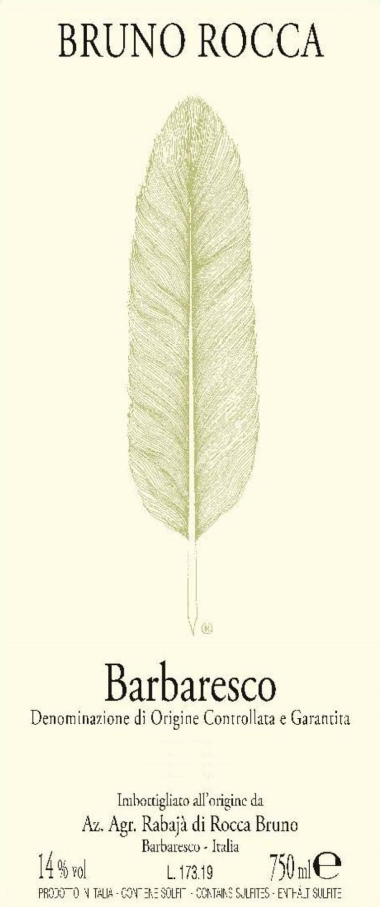 Bruno Rocca Barbaresco 2019 | Wine.com