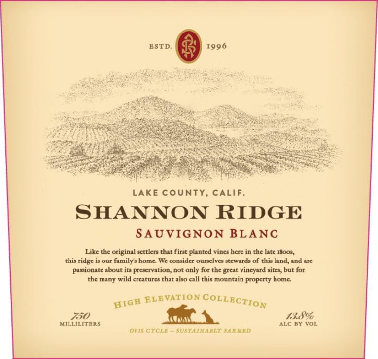 Shannon Ridge High Elevation Sauvignon Blanc 2018 | Wine.com