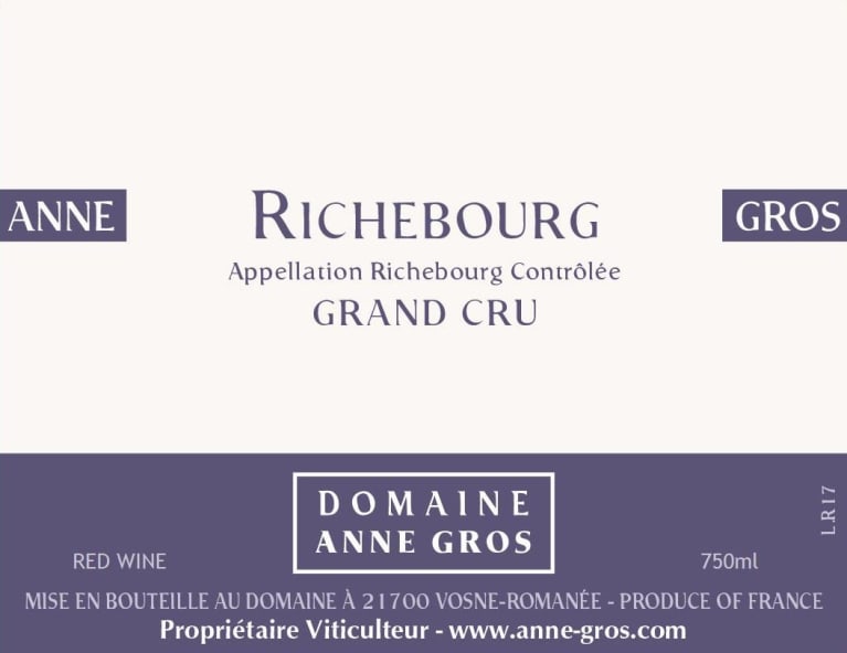 Domaine Anne Gros Richebourg Grand Cru 2020 | Wine.com