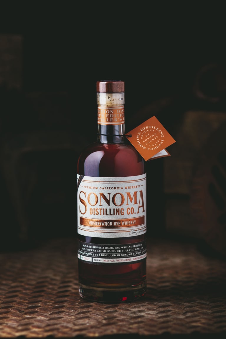 Sonoma Distilling Company Cherrywood Rye Whiskey | Wine.com
