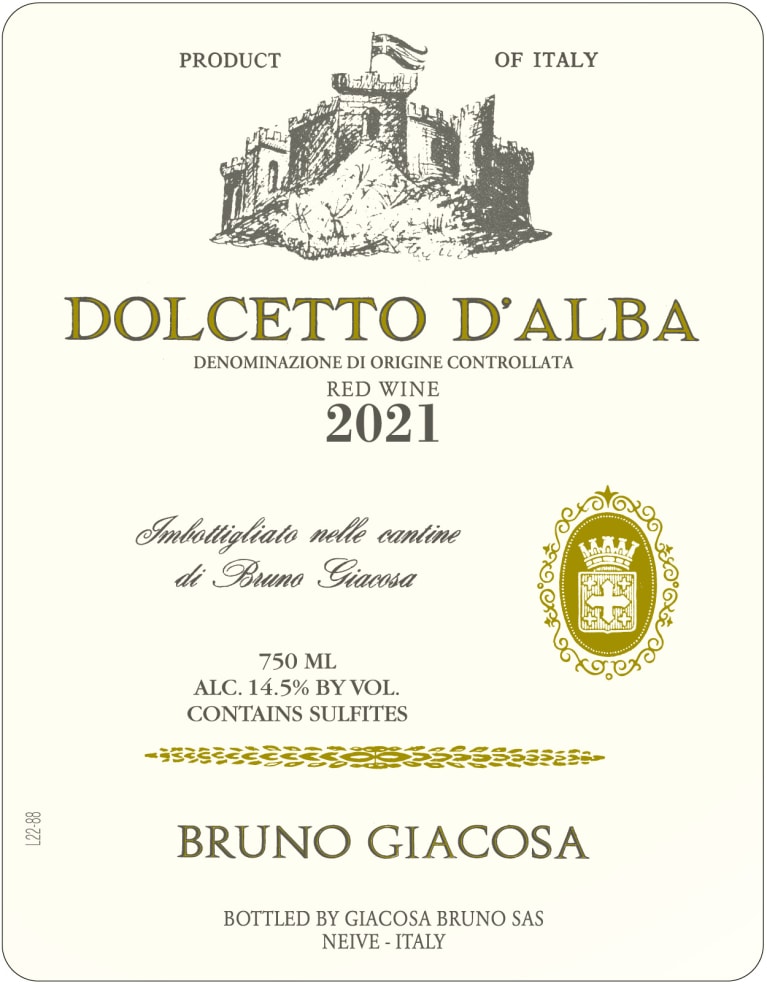Bruno Giacosa Dolcetto d'Alba 2021 | Wine.com