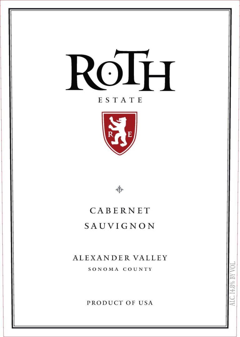 Roth Estate Alexander Valley Cabernet Sauvignon 2021 | Wine.com