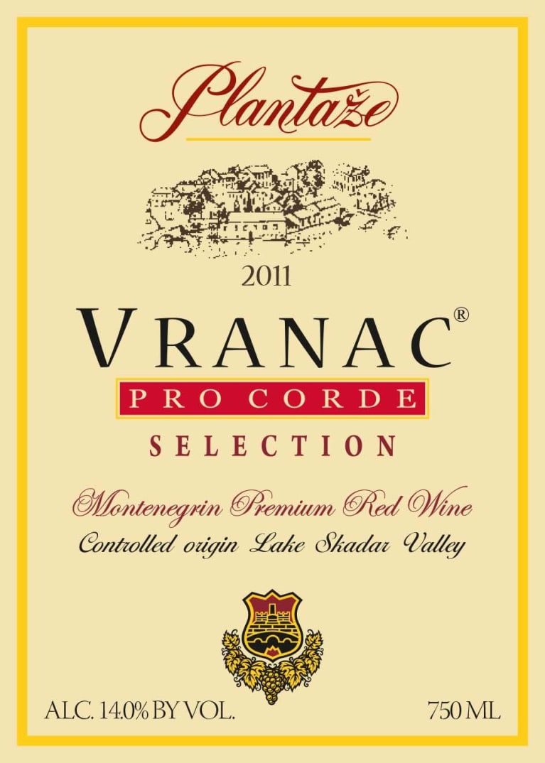 Plantaze Pro Corde Vranac 2011 | Wine.com