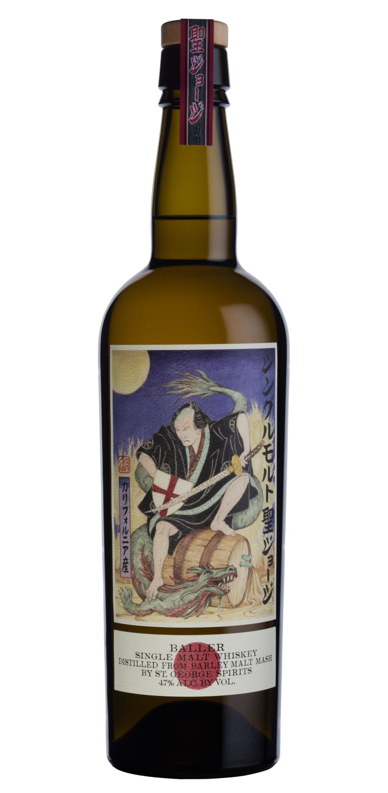 St. George Spirits Baller American Single Malt Whiskey | Wine.com